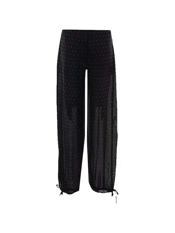 Liu Jo Tulle Trousers With Jewel Embroidery