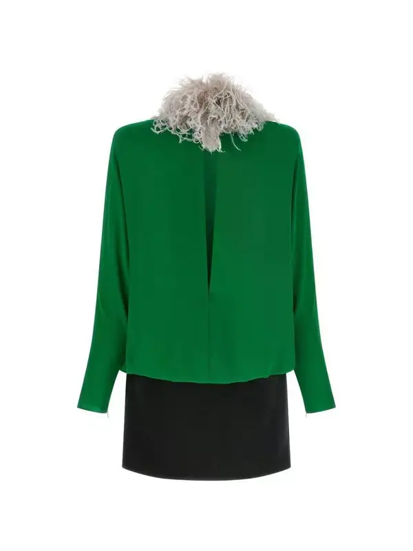 Valentino Garavani Feather-embellished Mini Dress