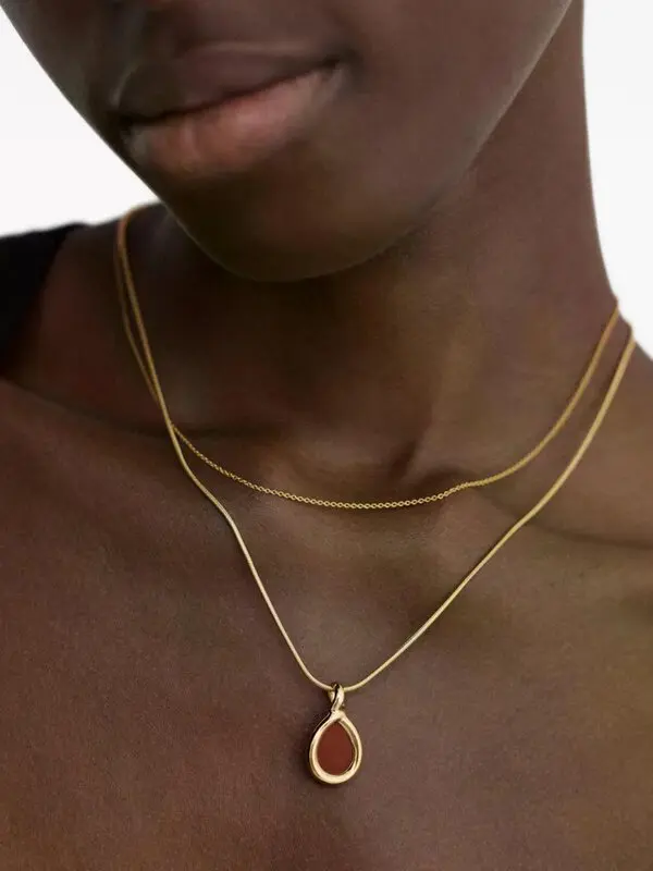 Monica Vinader Ochre Jasper Pendant