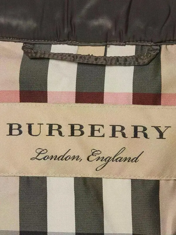 Burberry Double-breasted Puffer Jacket - Grey
