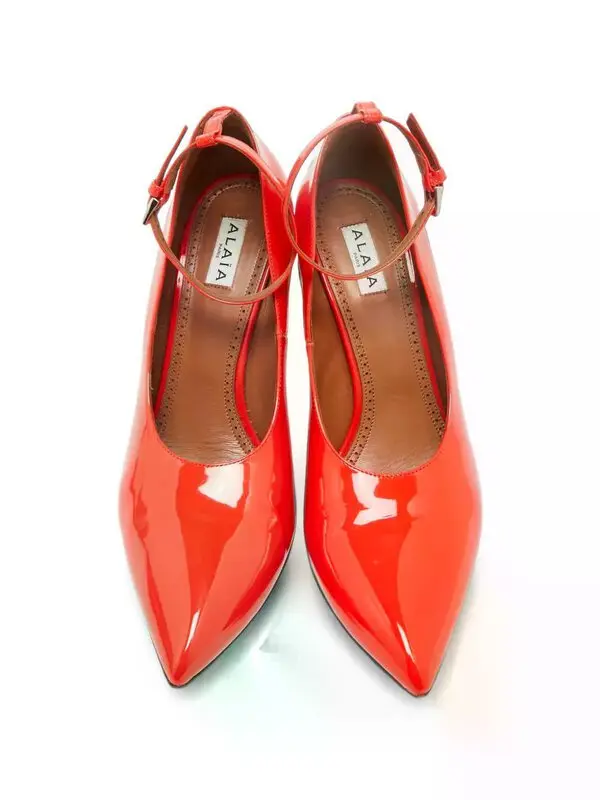 Alaïa Ankle-strap Patent-leather Pumps
