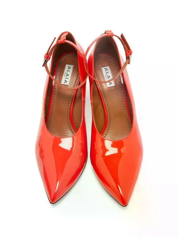 Alaïa Ankle-strap Patent-leather Pumps