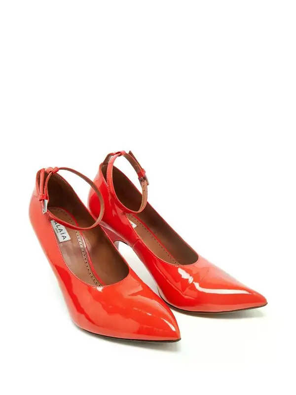 Alaïa Ankle-strap Patent-leather Pumps