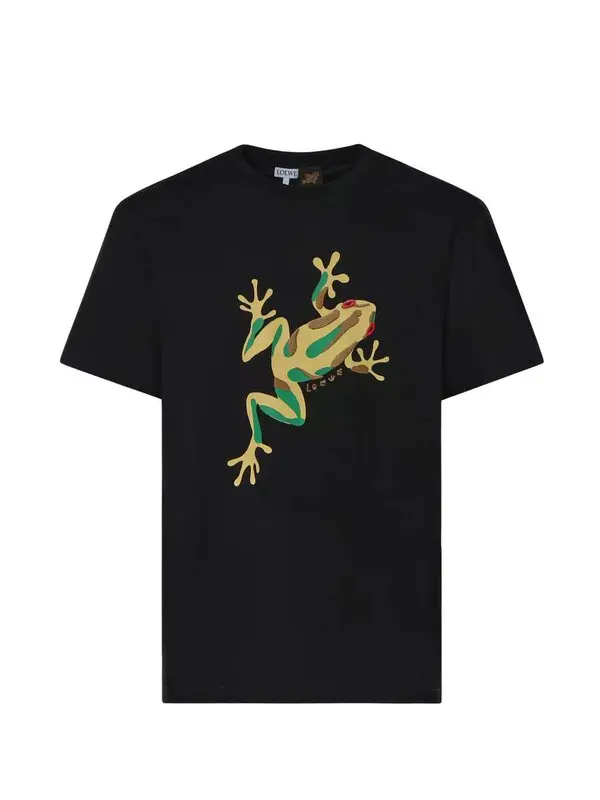 Loewe Anagram-logo Frog-motif T-shirt