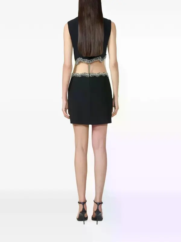 Costarellos Fayna Crystal-embellished Minidress
