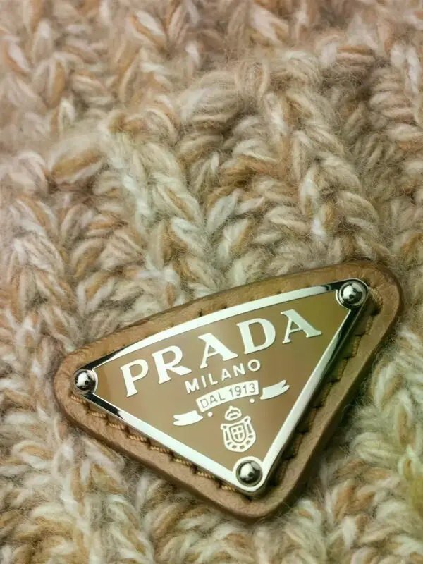 Prada Mouliné Cashmere And Wool Beanie