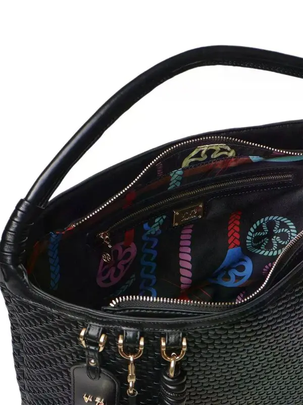 V°73 Zelda Woven-effect Shoulder Bag