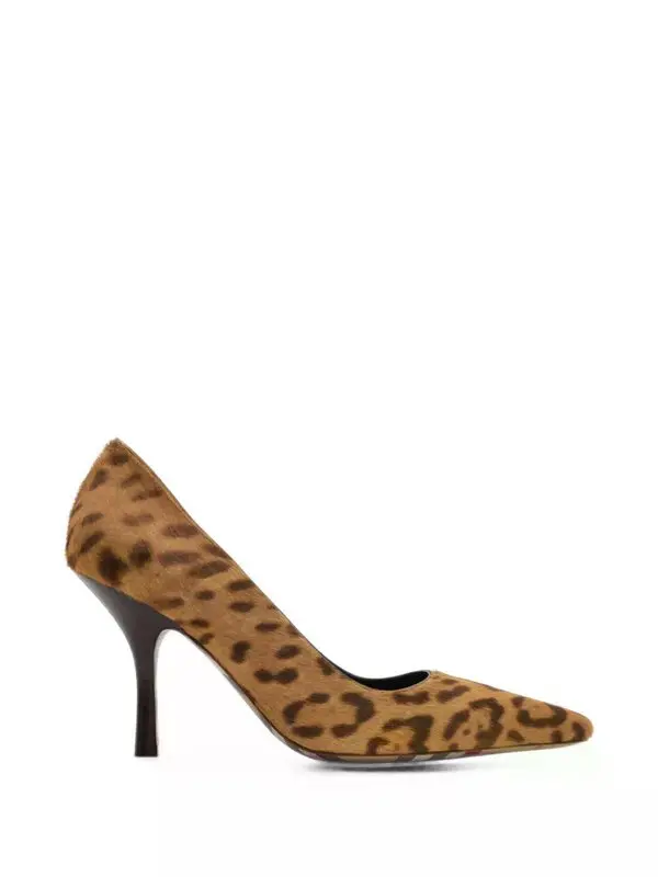 Burberry Leopard Print Dame High Pumps