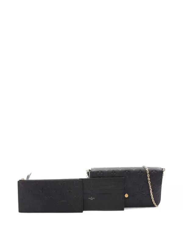 LOUIS VUITTON 2020 Felicie Monogram Empreinte Shoulder Bag