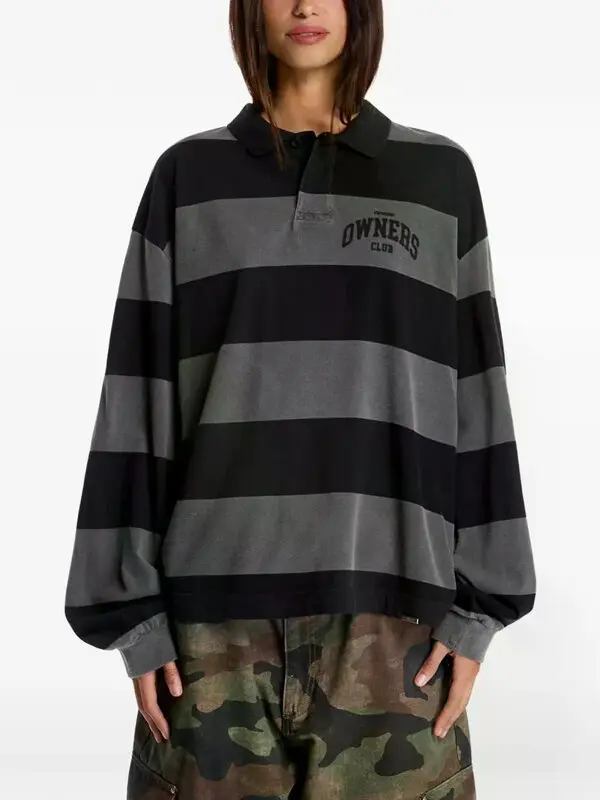 REPRESENT Owners Club Horizontal-stripe Polo Shirt