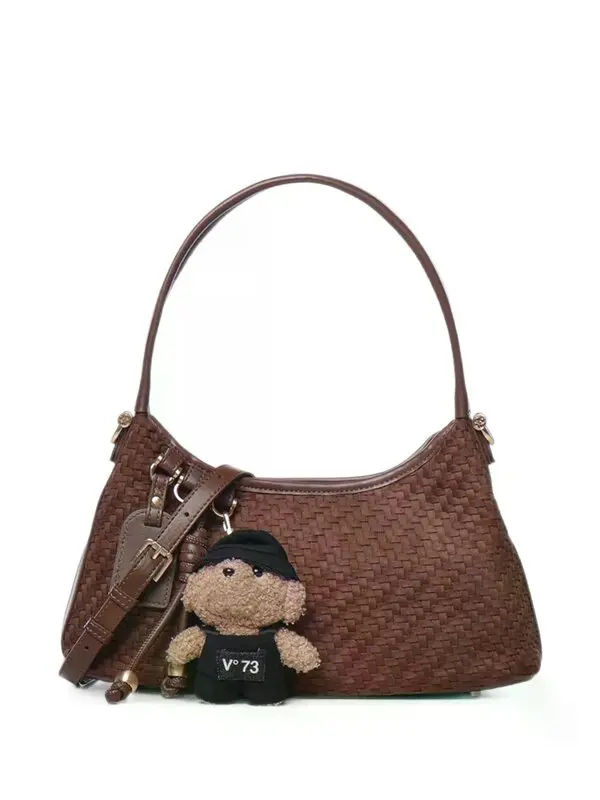 V°73 Woven-effect Shoulder Bag