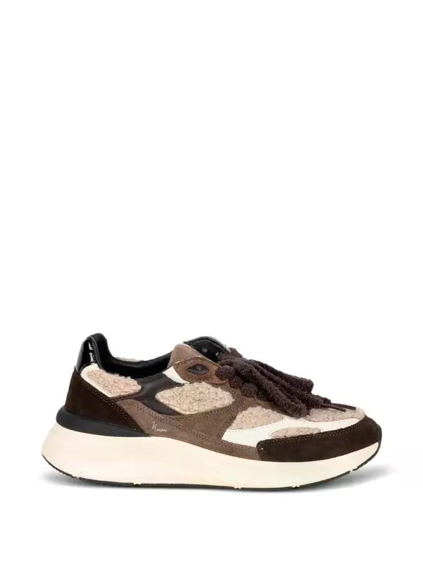D.a.t.e. Musa Teddy Shearling-panel Sneakers