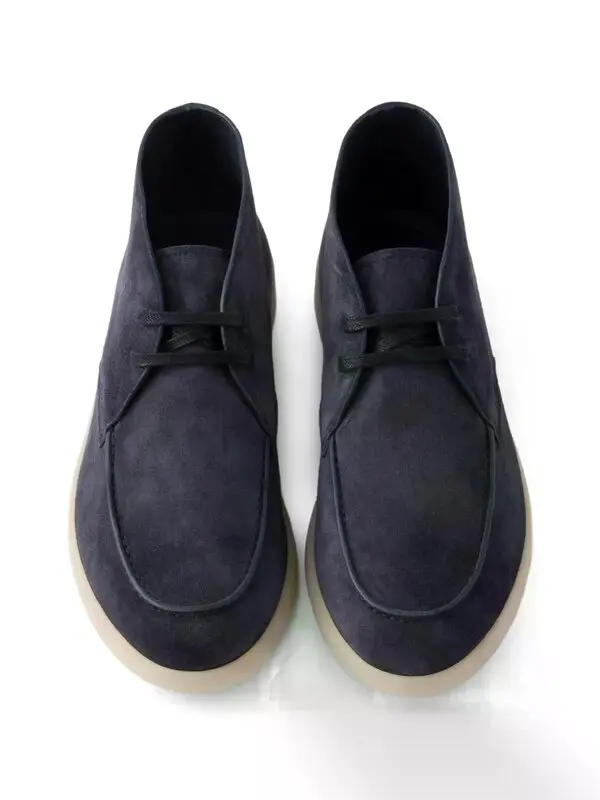 Prada Suede Chukka Boots - Blue