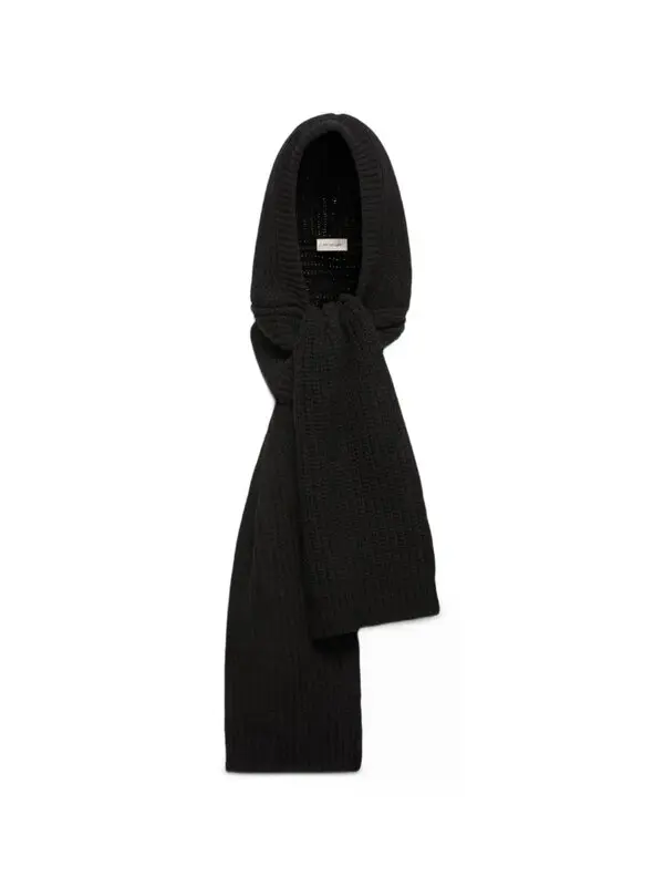Moncler Ribbed-knit Hooded Scarf