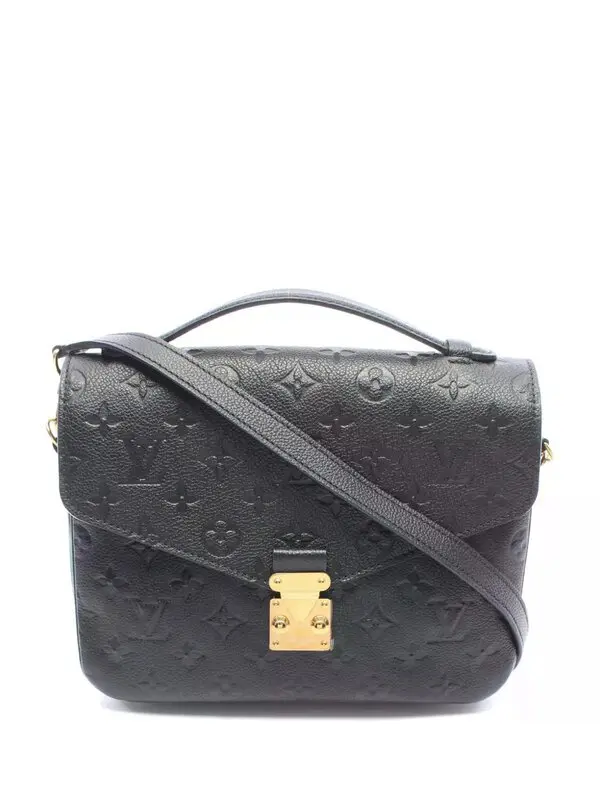 LOUIS VUITTON 2019 Mm Metis Monogram Empreinte Shoulder - Black