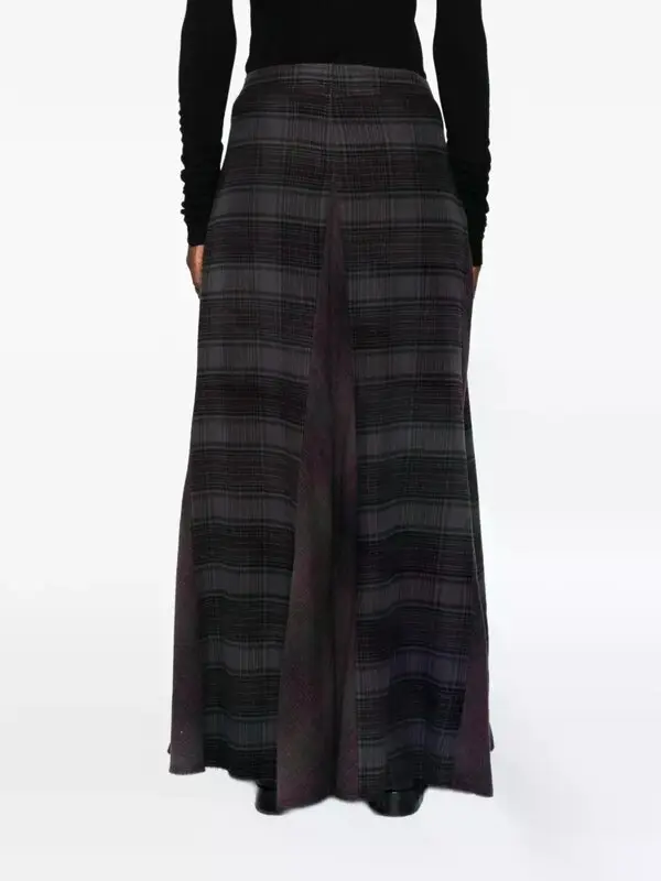 Our Legacy Rebel Check Maxi Skirt