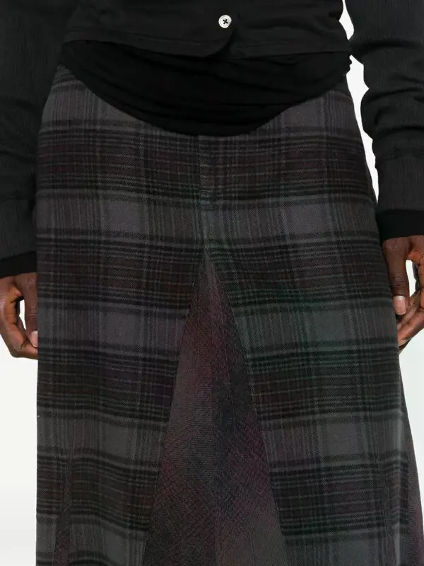 Our Legacy Rebel Check Maxi Skirt