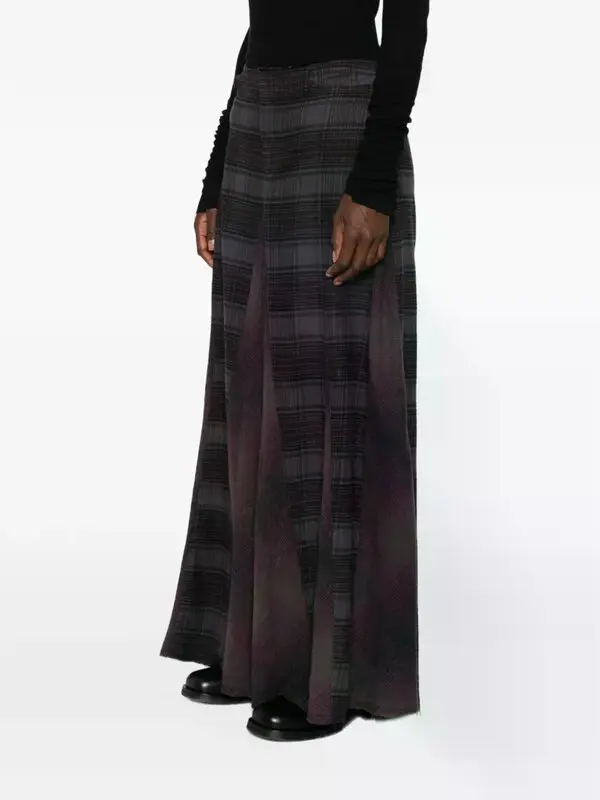Our Legacy Rebel Check Maxi Skirt
