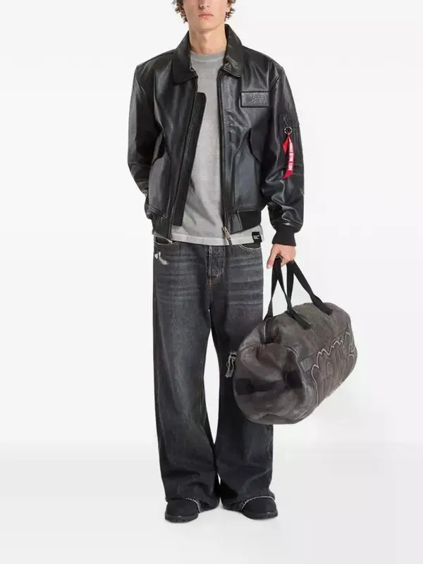Alpha Industries Cwu-45/p Leather Jacket
