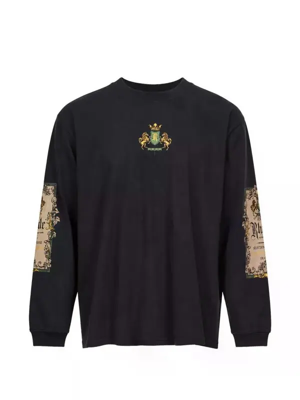 Rhude Crest-print Long-sleeve T-shirt