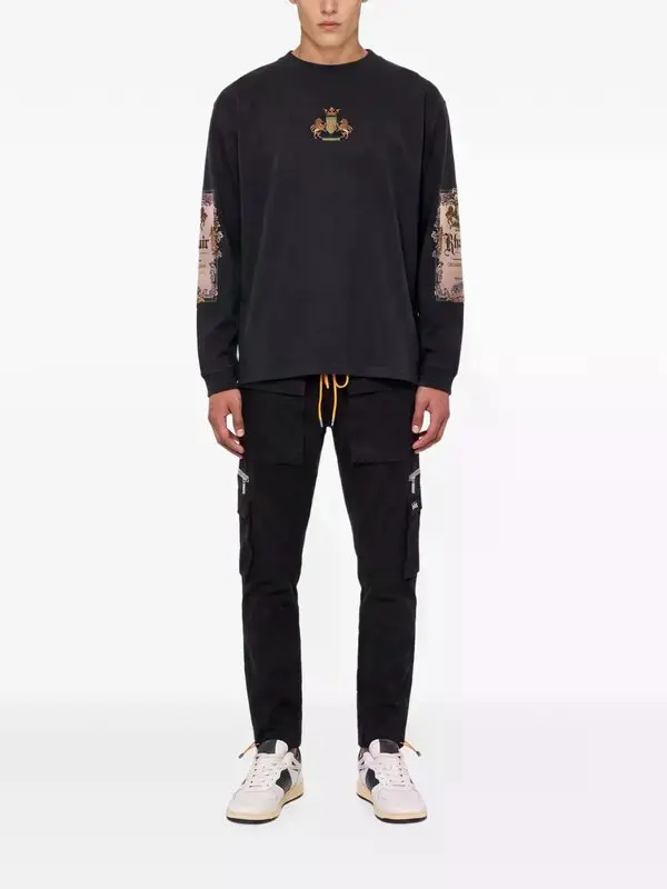 Rhude Crest-print Long-sleeve T-shirt