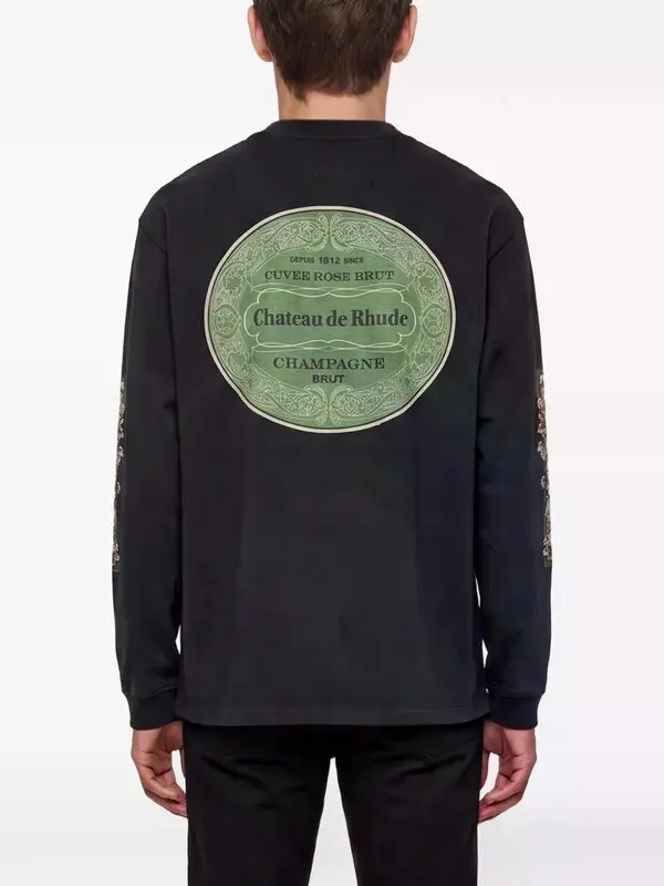 Rhude Crest-print Long-sleeve T-shirt