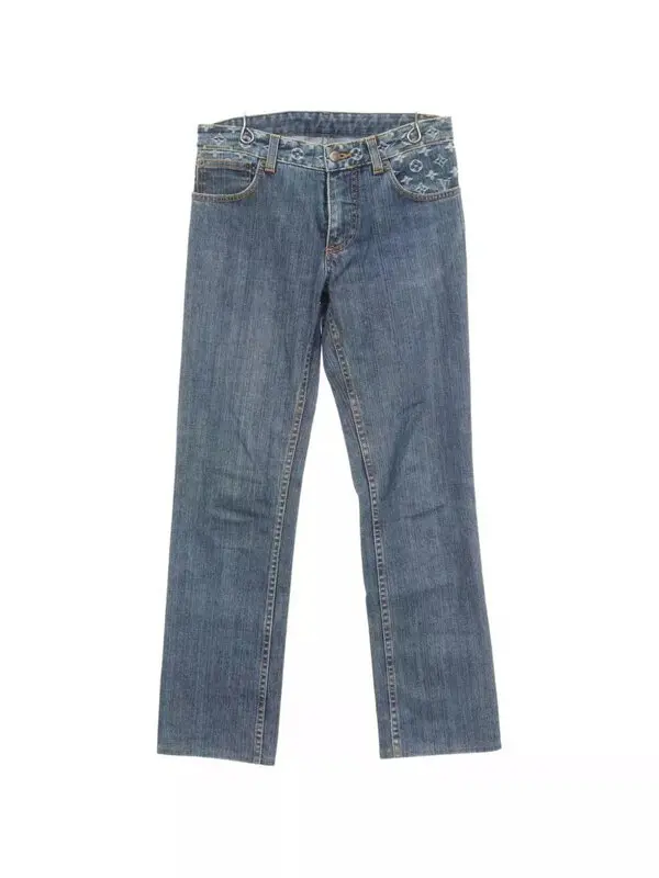 LOUIS VUITTON Monogram Denim Jeans