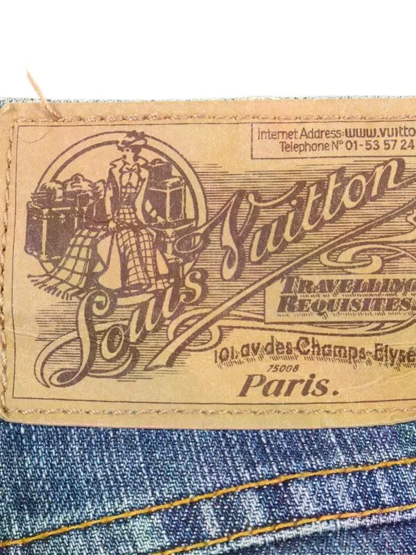 LOUIS VUITTON Monogram Denim Jeans