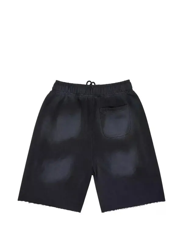 WARMAN Graphic-print Raw-cut Shorts