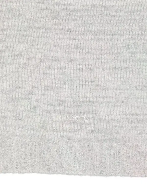 Iceberg Logo-patch Knitted Scarf