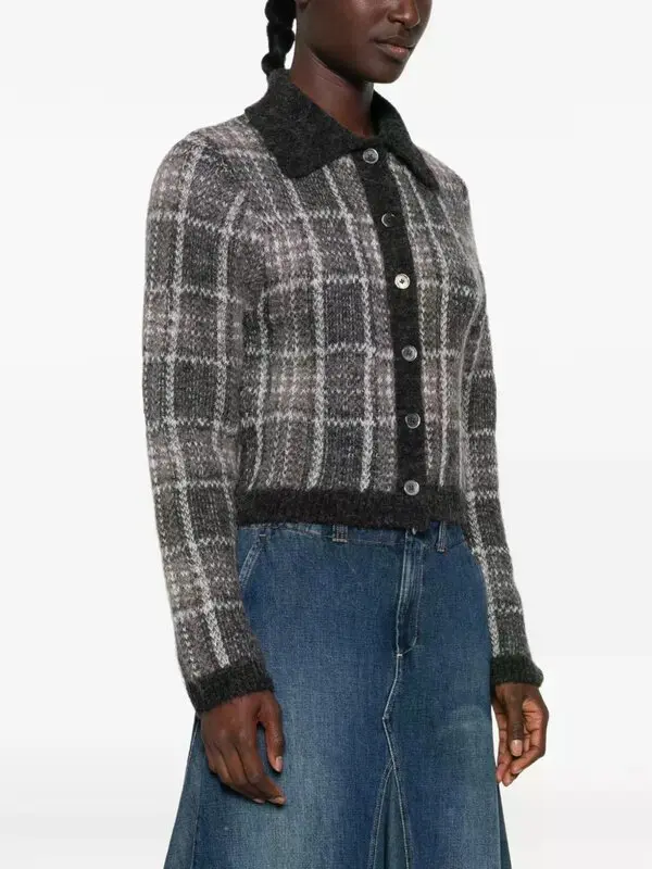 Our Legacy Mazzy Check-pattern Cardigan