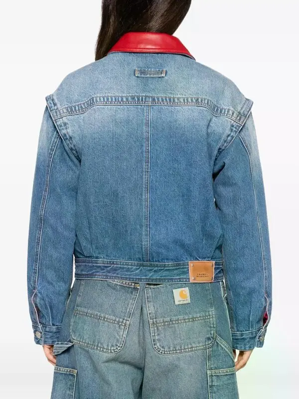 Isabel Marant Étoile Devyn Contrast-collar Denim Jacket