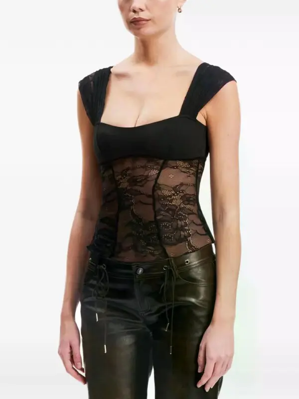 OW Vilda Lace Corset-style Top