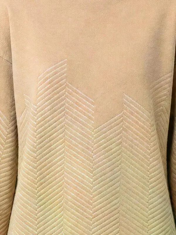 Liviana Conti Chevron-patterned High-neck Sweater
