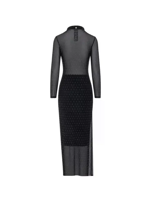 Liu Jo Long Tulle Dress With Rhinestones