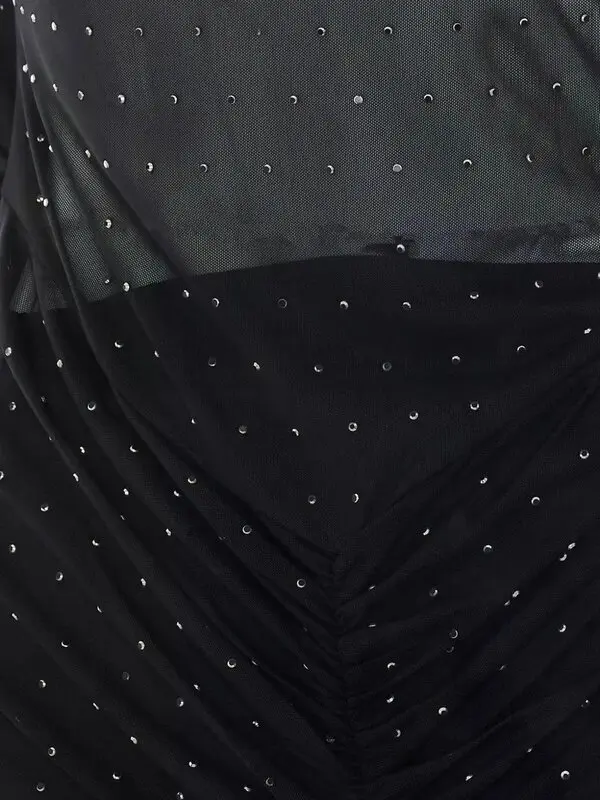 Liu Jo Long Tulle Dress With Rhinestones