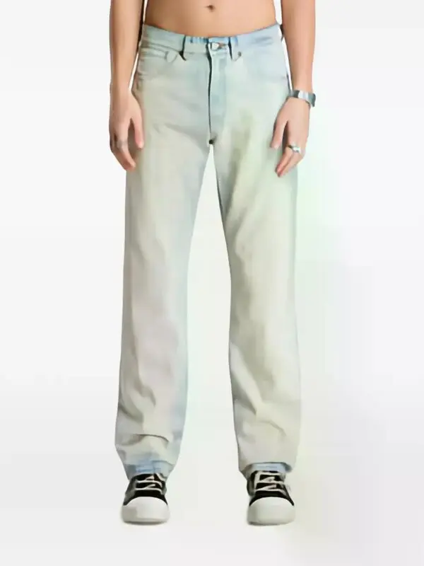 MAISON MARGIELA Logo-patch Straight-leg Jeans