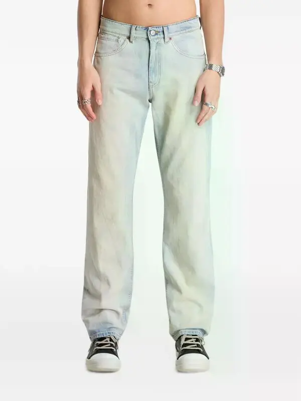 MAISON MARGIELA Logo-patch Straight-leg Jeans