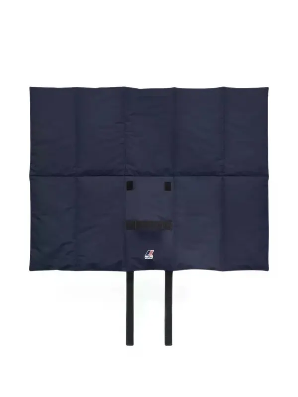 K-WAY Balto Quilted Logo-patch Blanket - Blue