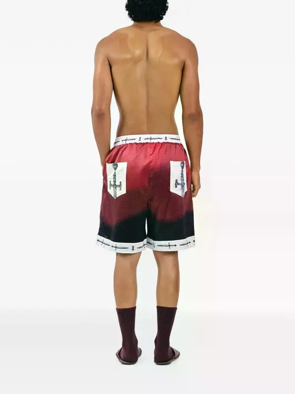 LUGO LUGO La Señal Logo-print Shorts