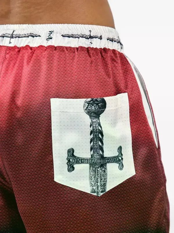 LUGO LUGO La Señal Logo-print Shorts