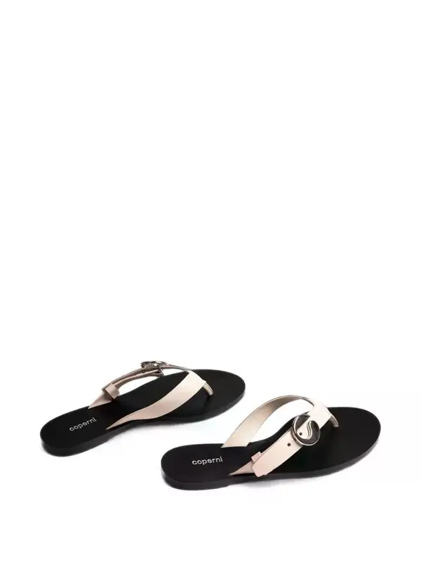 Coperni Belt Flip Flops - Neutrals