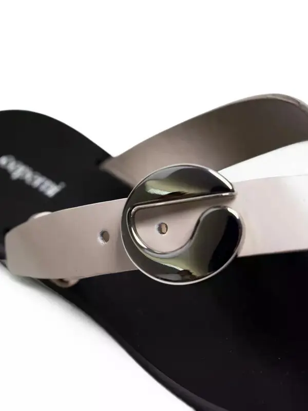 Coperni Belt Flip Flops - Neutrals