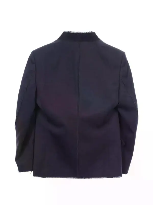 Alexander McQueen 2000s Cut-off Buttonless Jacket