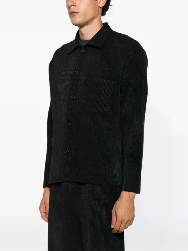 GONGDID DESIGN Ribbed-knit Shirt