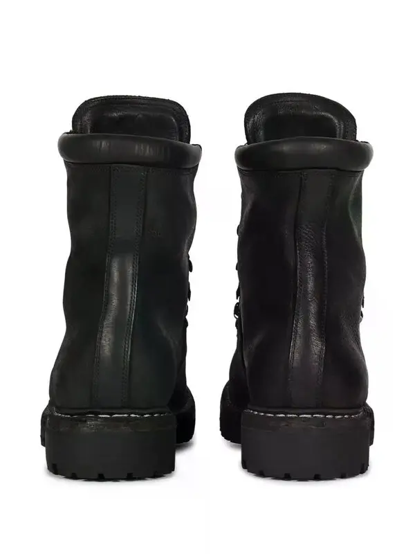 Guidi Lace-up Leather Ankle Boots