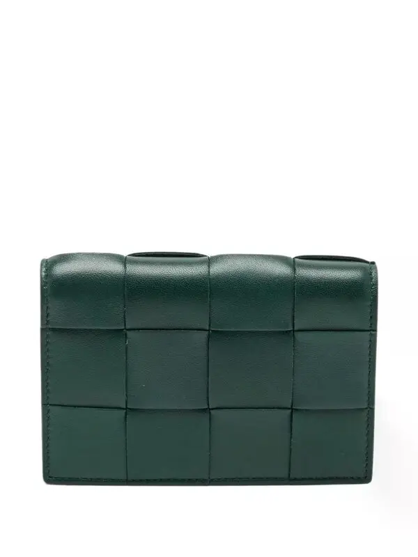 Bottega Veneta Cassette Leather Passport Holder