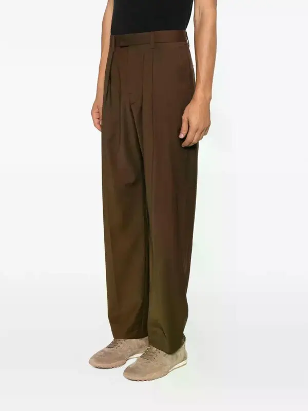 Sandro Gerard Pleated Wide-leg Trousers