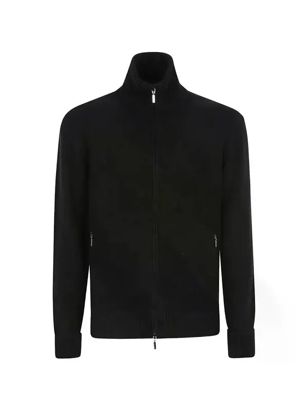 CRUCIANI High-neck Zip-up Cardigan