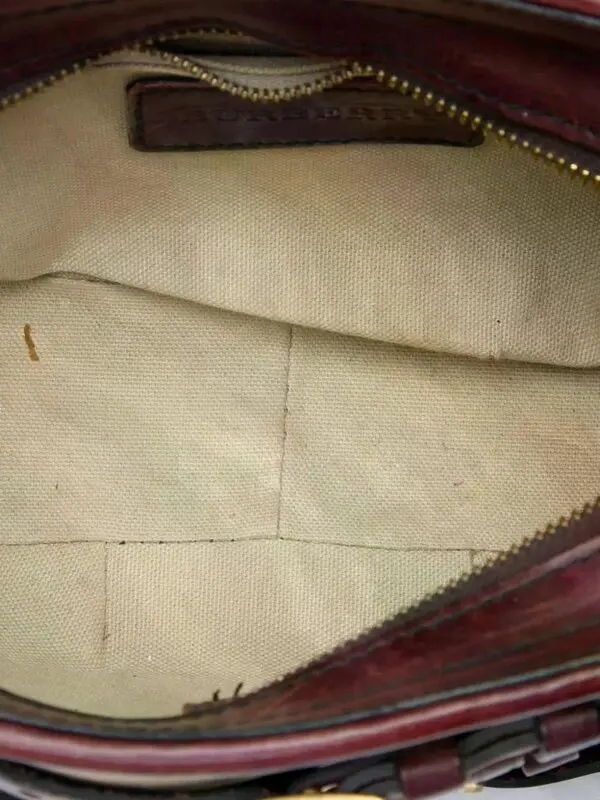 Burberry 2000-2017 House Check Canvas Bridle Langford Crossbody Bag